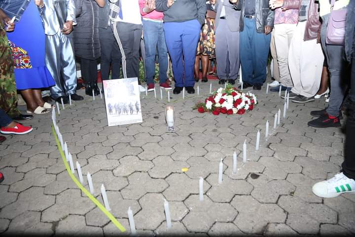 Candle lighting memorial service held in honour of Nakuru-born KDF ...